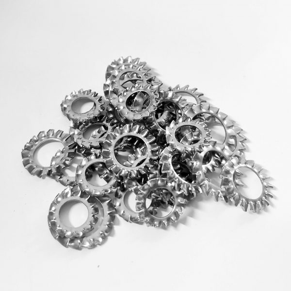 Fächerscheiben Zahnscheiben aussenverzahnt V2A DIN 6798 Form A ...